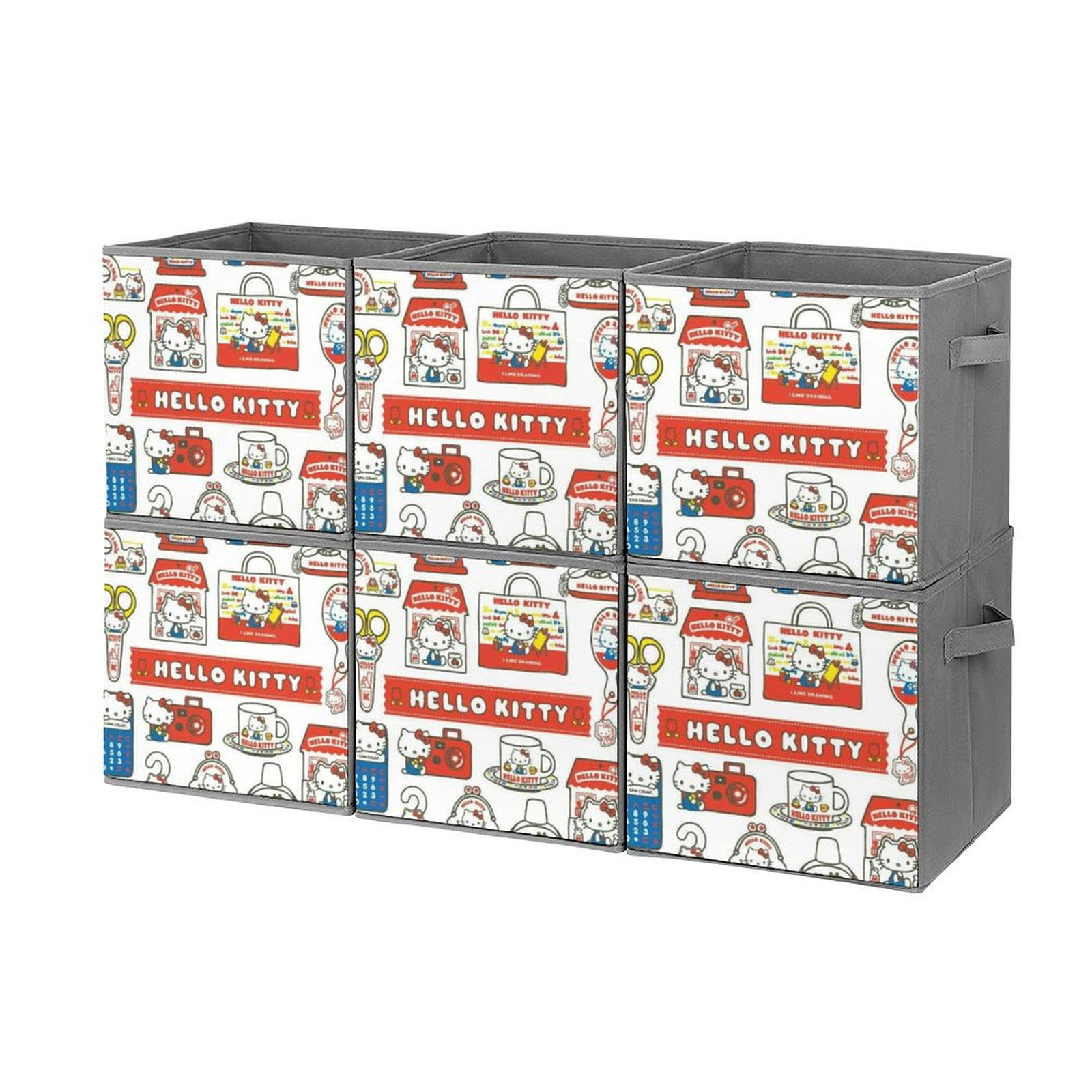 Hello Kitty Children's folding storage box 6PCS - Walmart.com