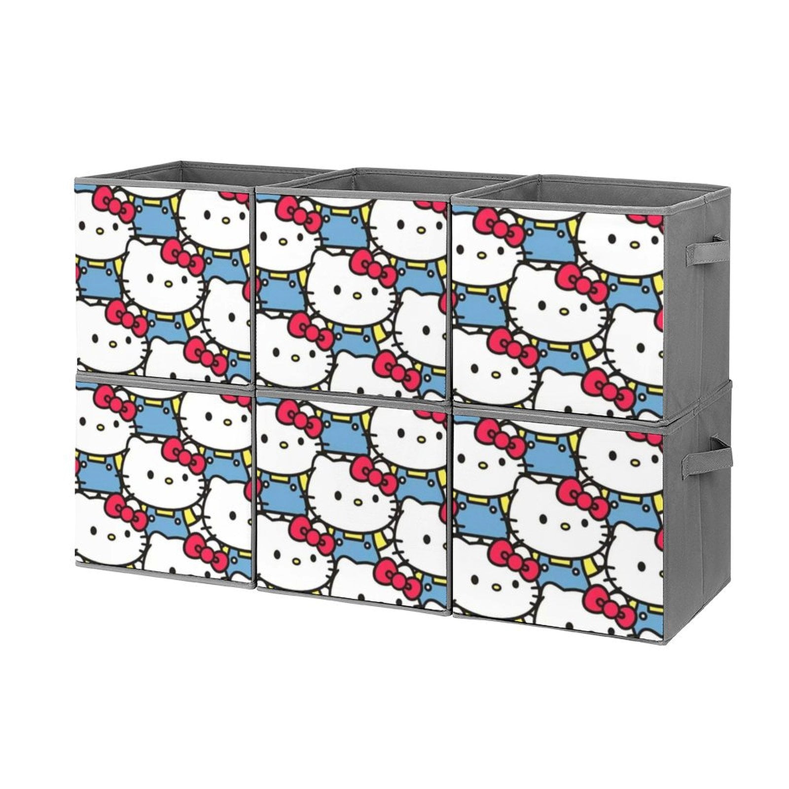 Hello Kitty Children's folding storage box 6PCS - Walmart.com
