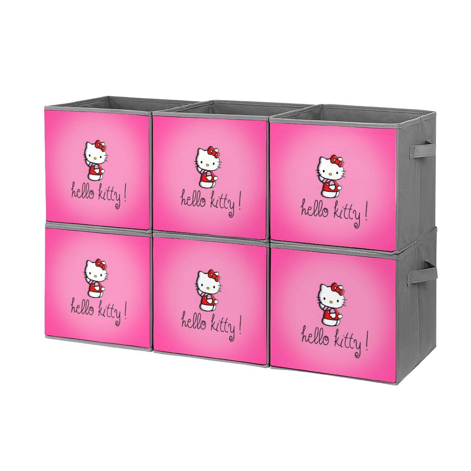 Hello Kitty Children's folding storage box 6PCS - Walmart.com