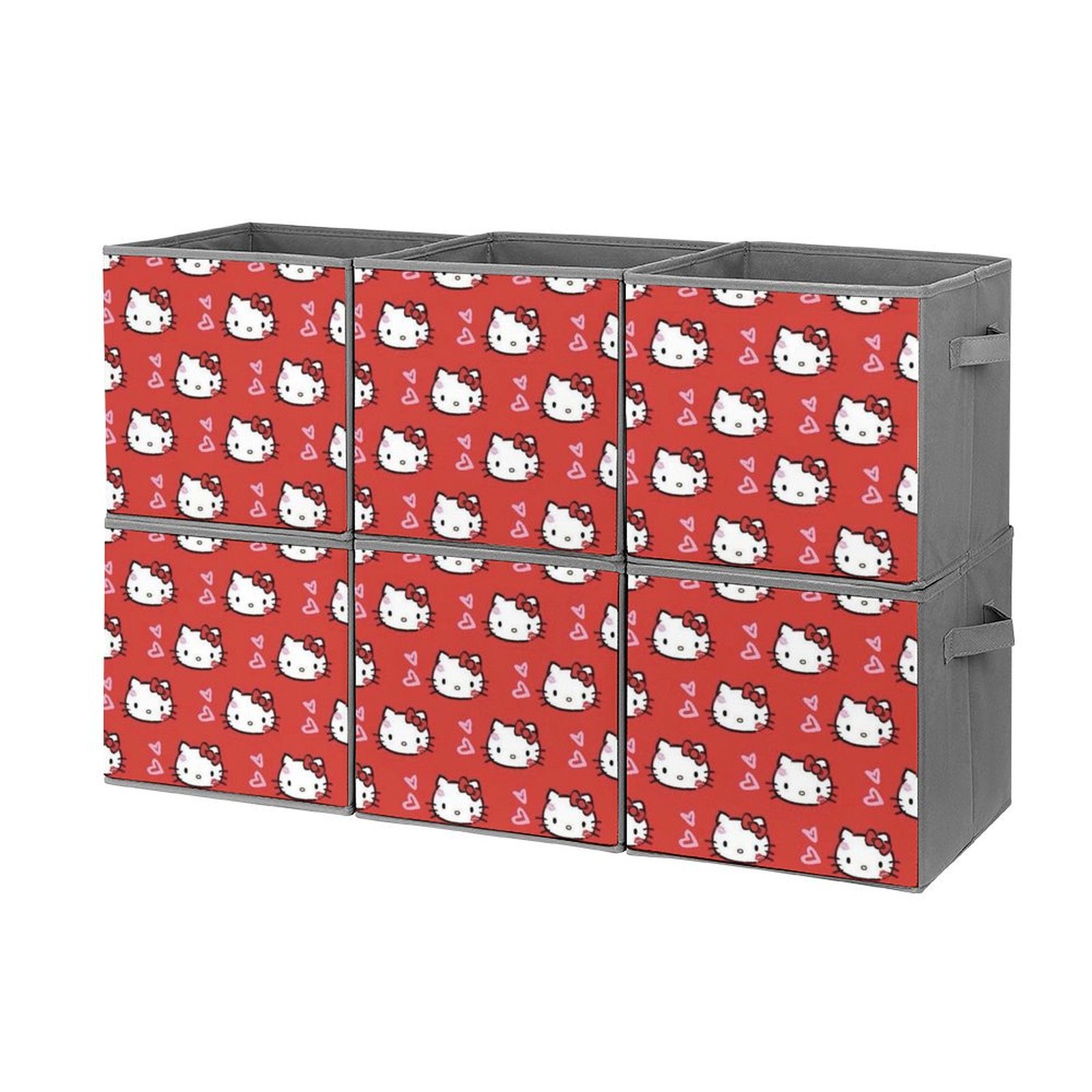 Hello Kitty Children's folding storage box 6PCS - Walmart.com