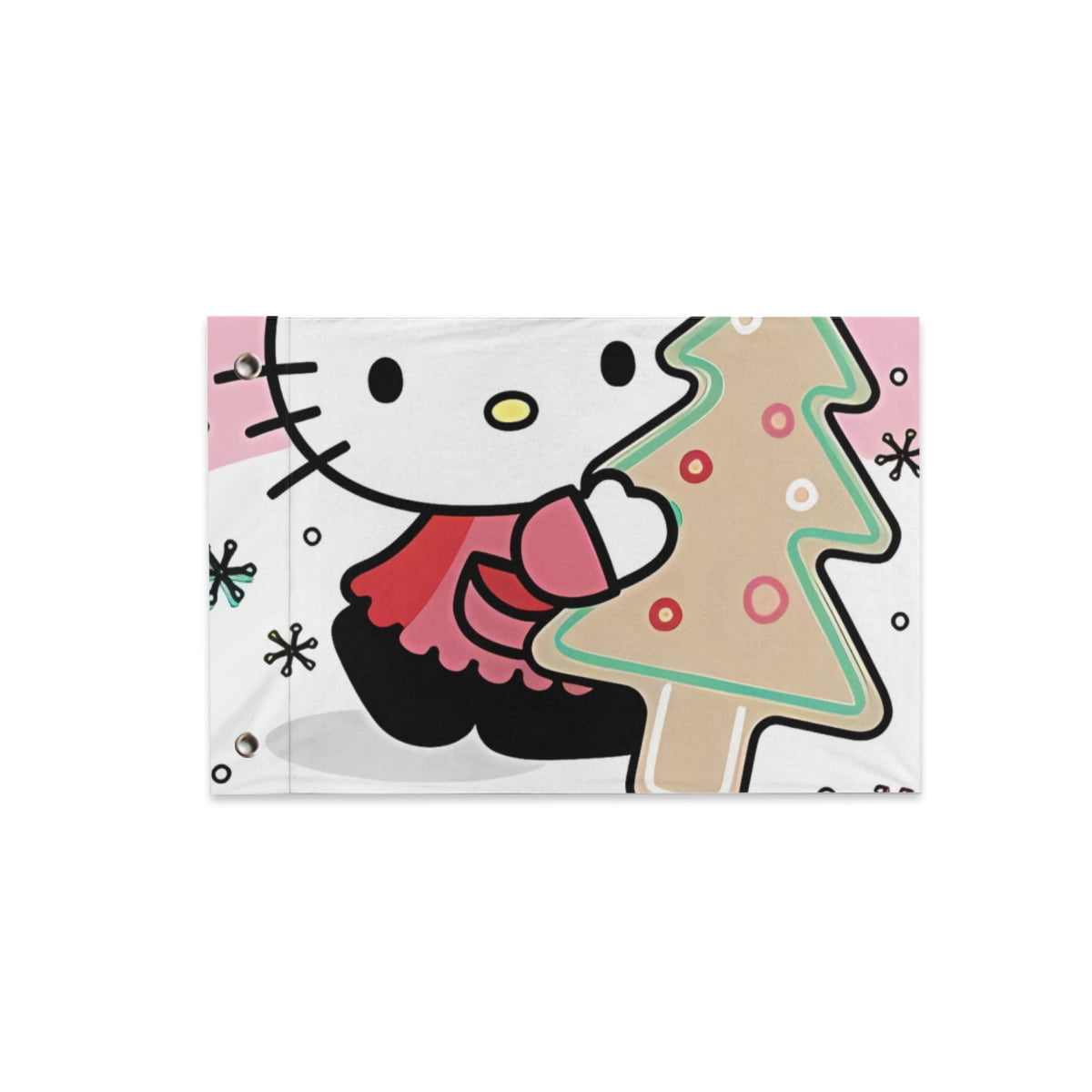 Hello Kitty Christmas Double-sided Flag Multiple Sizes Double-sided ...