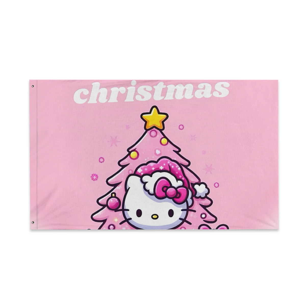 Hello Kitty Christmas Double-sided Flag Multiple Sizes Double-sided ...