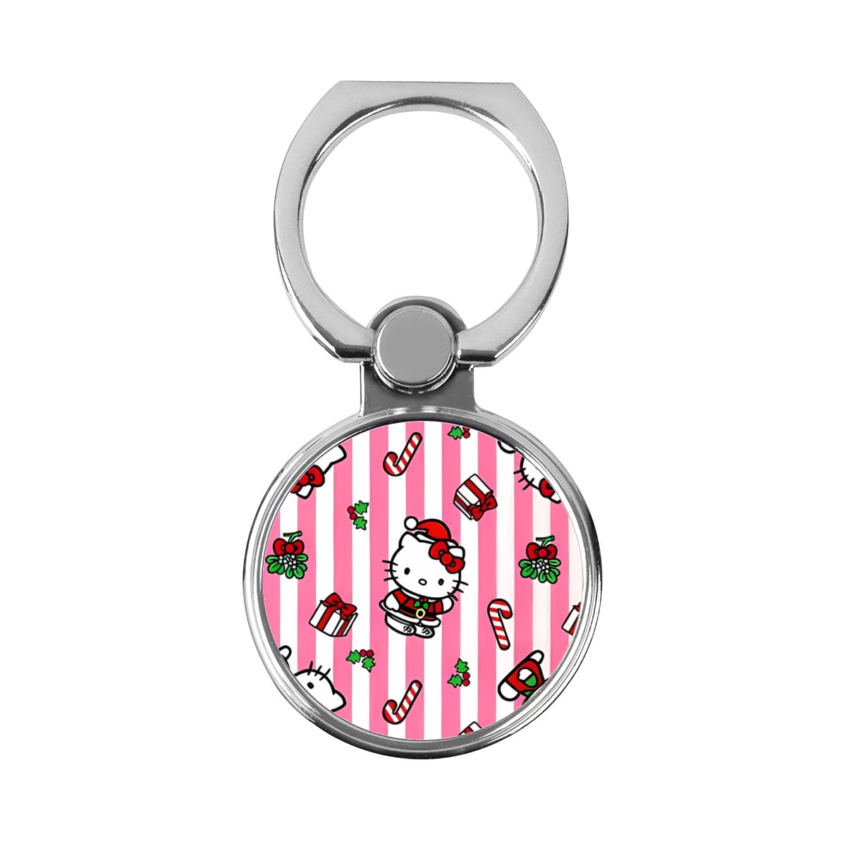 Hello Kitty Christmas Metal Ring Circular Phone Holder Metal Finger ...