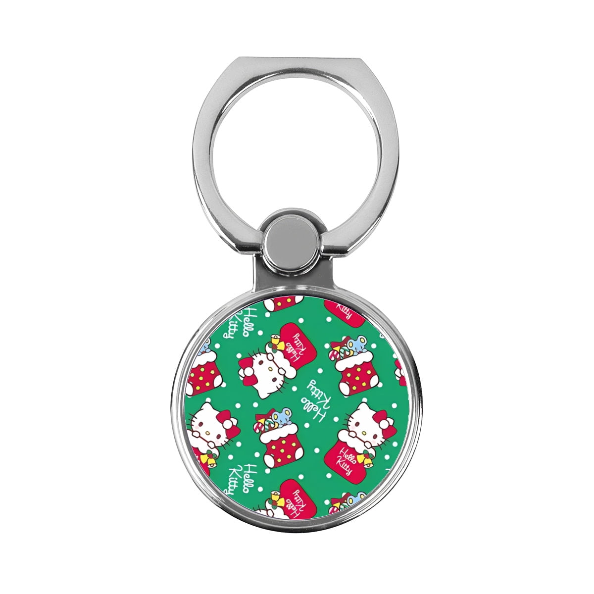 Hello Kitty Christmas Metal Ring Circular Phone Holder Metal Finger ...