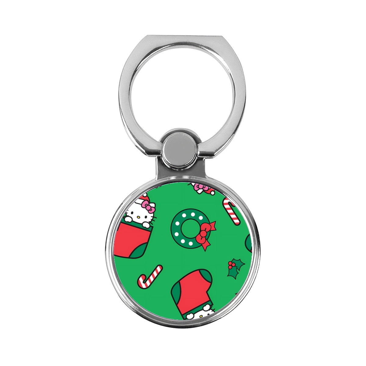 Hello Kitty Christmas Metal Ring Circular Phone Holder Metal Finger ...