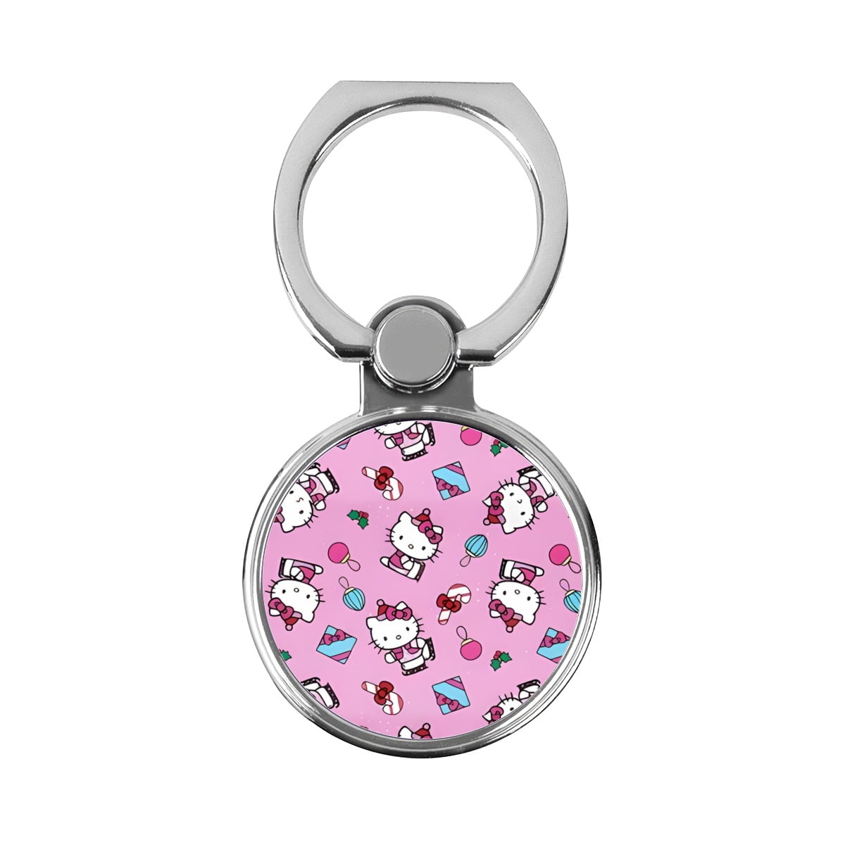 Hello Kitty Christmas Metal Ring Circular Phone Holder Metal Finger ...