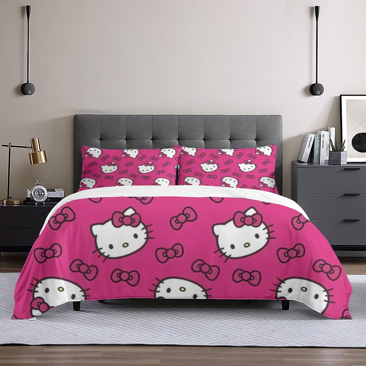 Hello Kitty Queen Bed Set