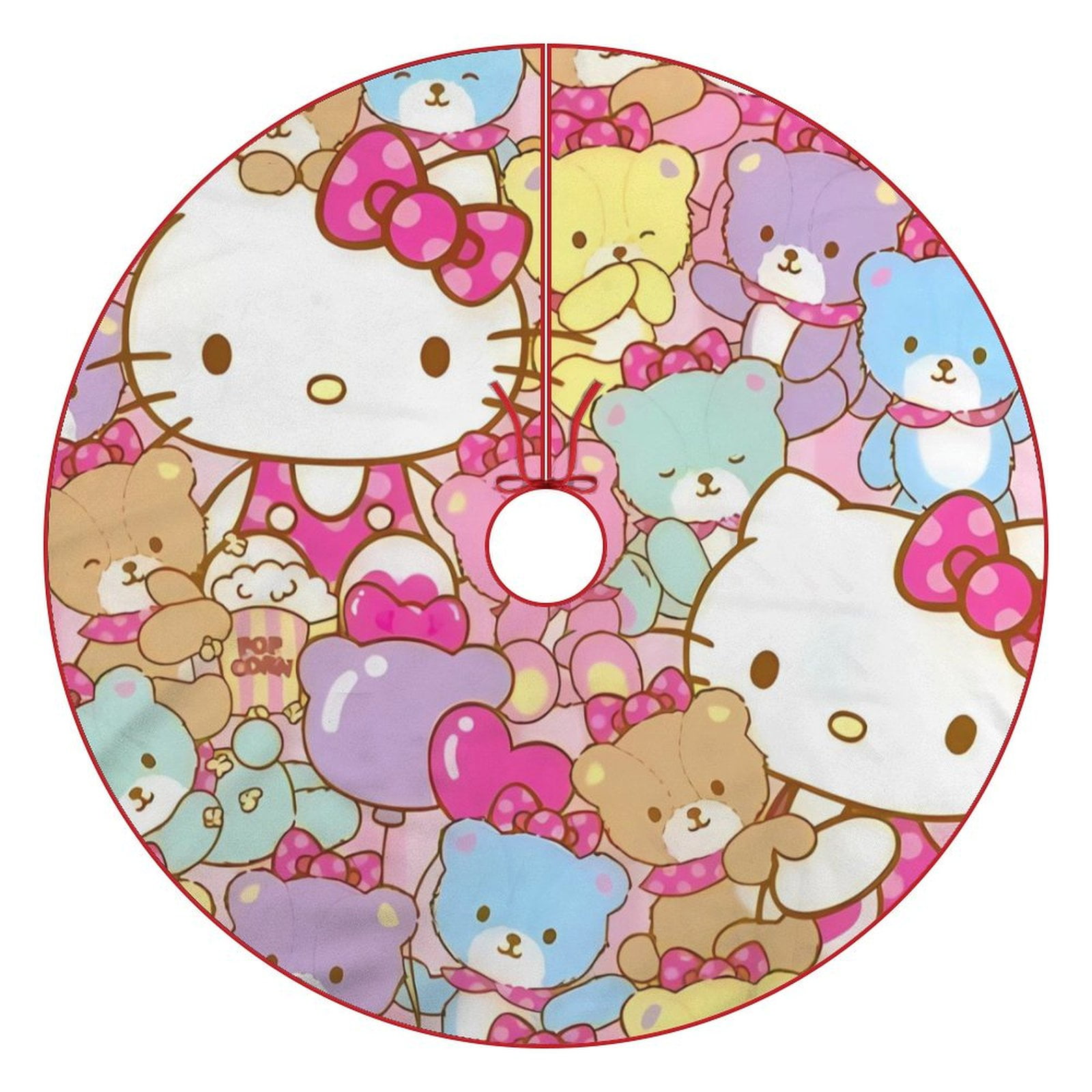 Hello Kitty Christmas Tree Skirt 36 inch Tree Skirt Large Xmas Tree ...