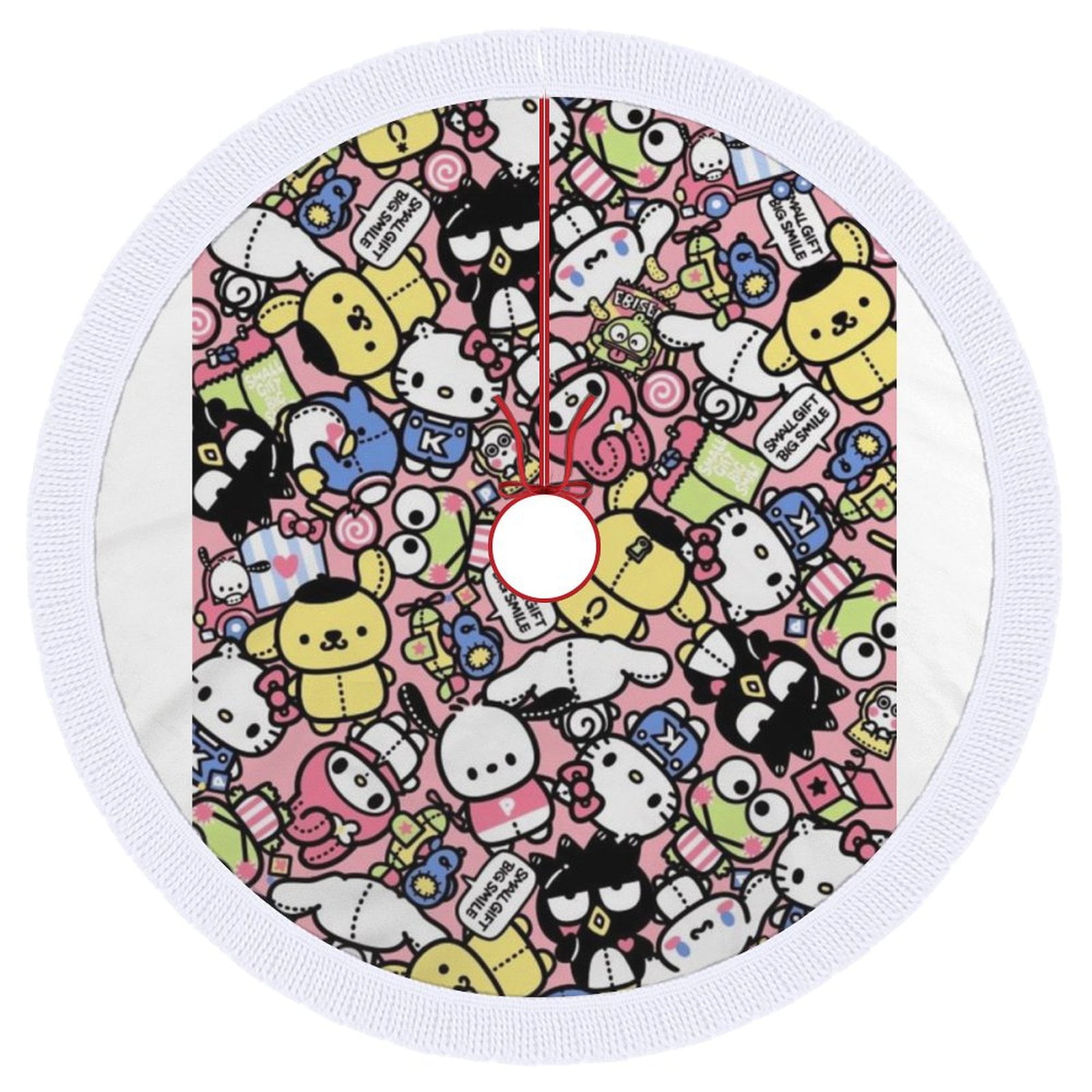 Hello Kitty Christmas Tree Skirt 36 inch Tree Skirt Large Xmas Tree ...