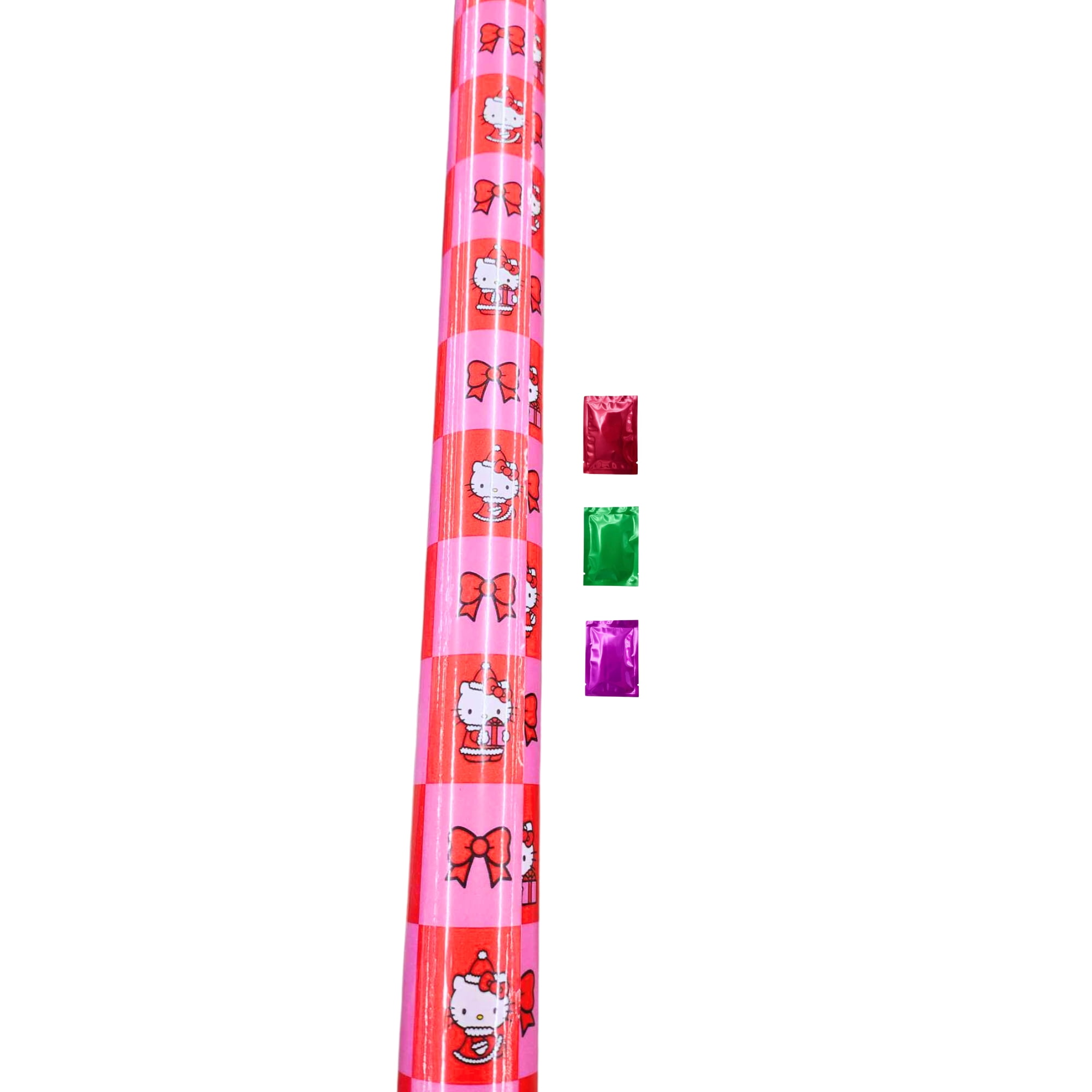 Hello Kitty Christmas Wrapping Paper 1 Roll 60 Sq Ft Total, Red Pink ...