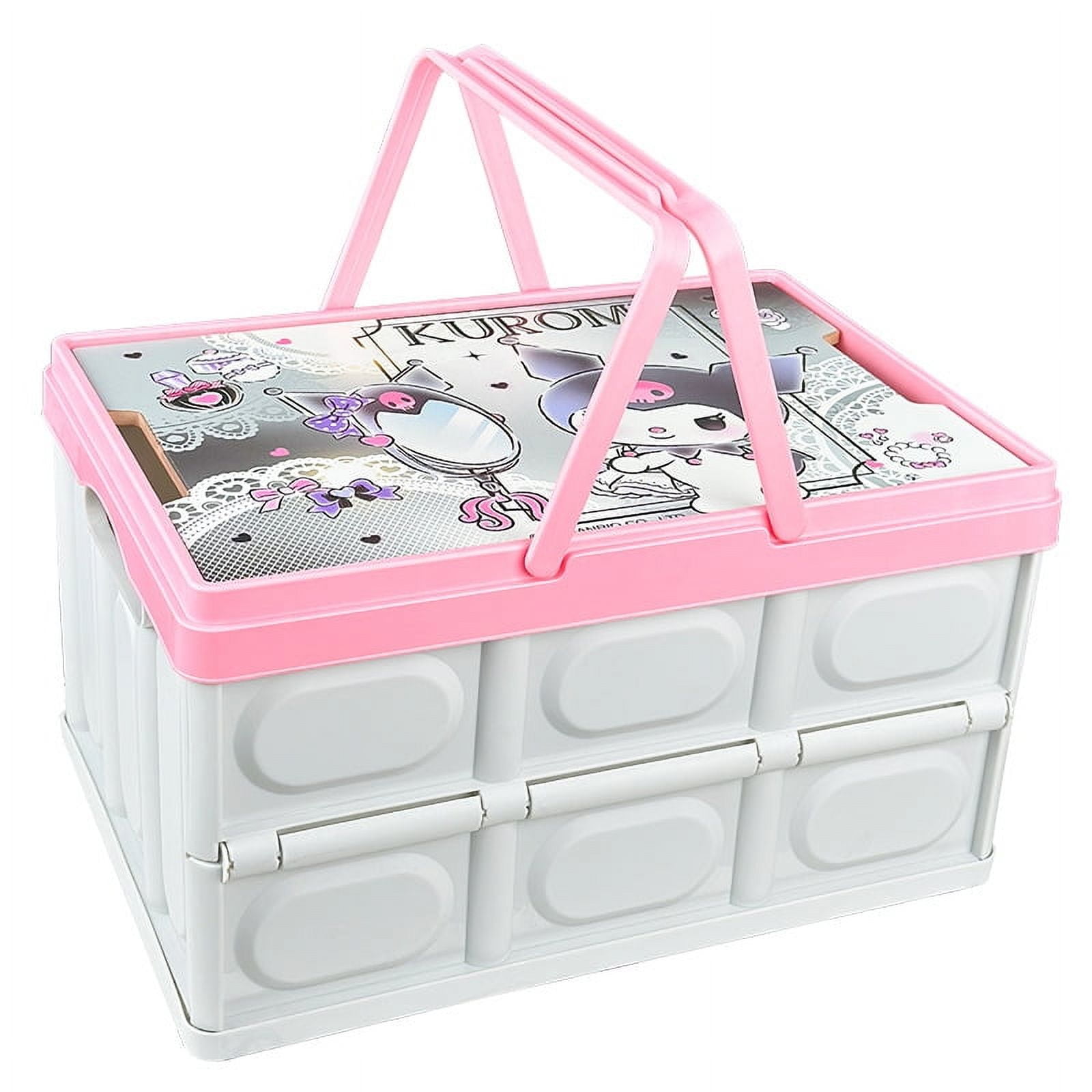 Hello Kitty Cinnamoroll Anime Kawaii Sanrio Foldable Storage Box Cute ...