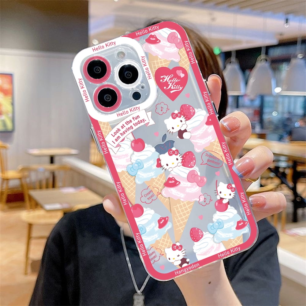 Hello Kitty Cinnamoroll Kuromi Phone Case for IPhone 16 15 14 13 12 11 Mini Pro Max X XR XSMax 7 ...