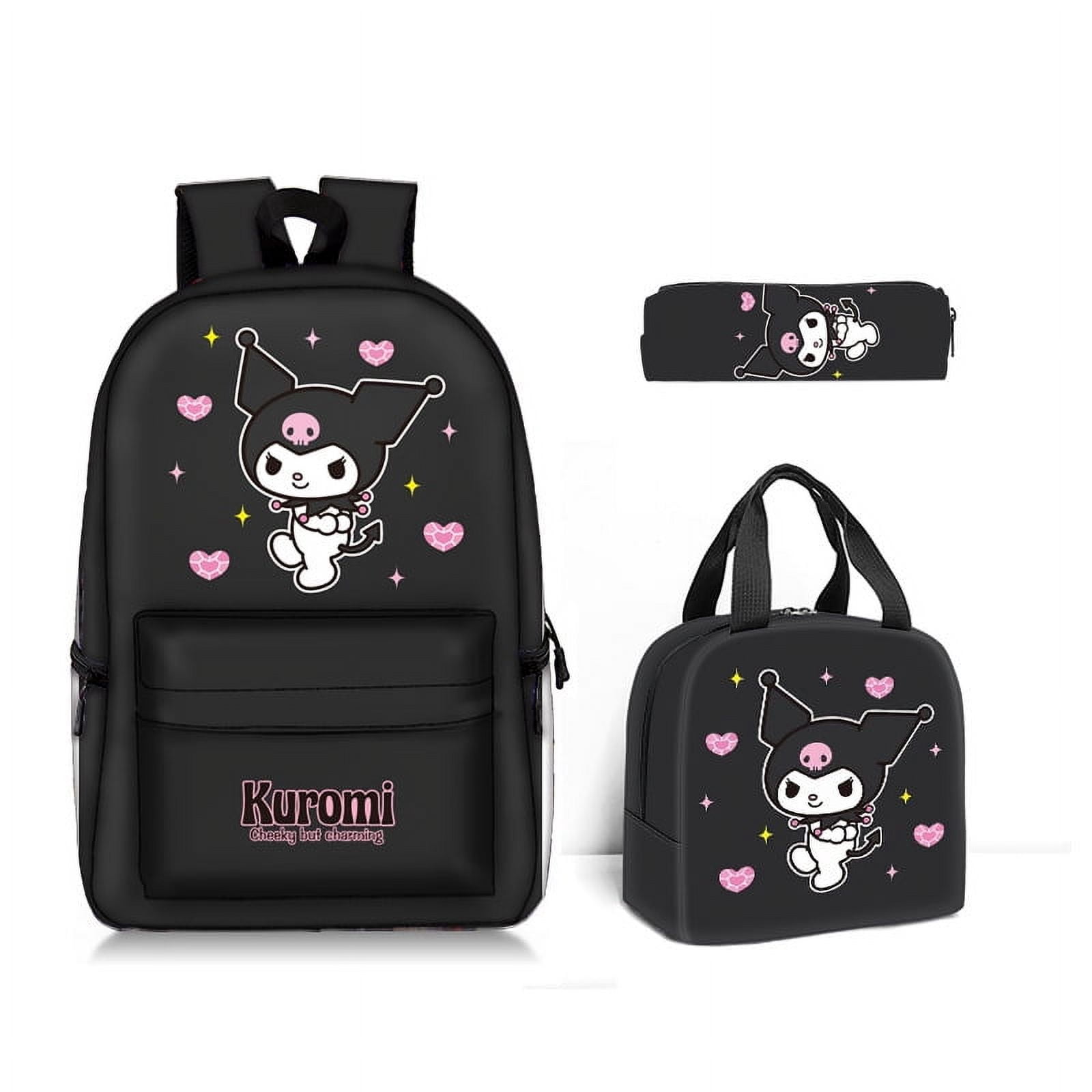Hello Kitty Cinnamoroll Lightweight Casual Travel Stylish Backpack Trio ...