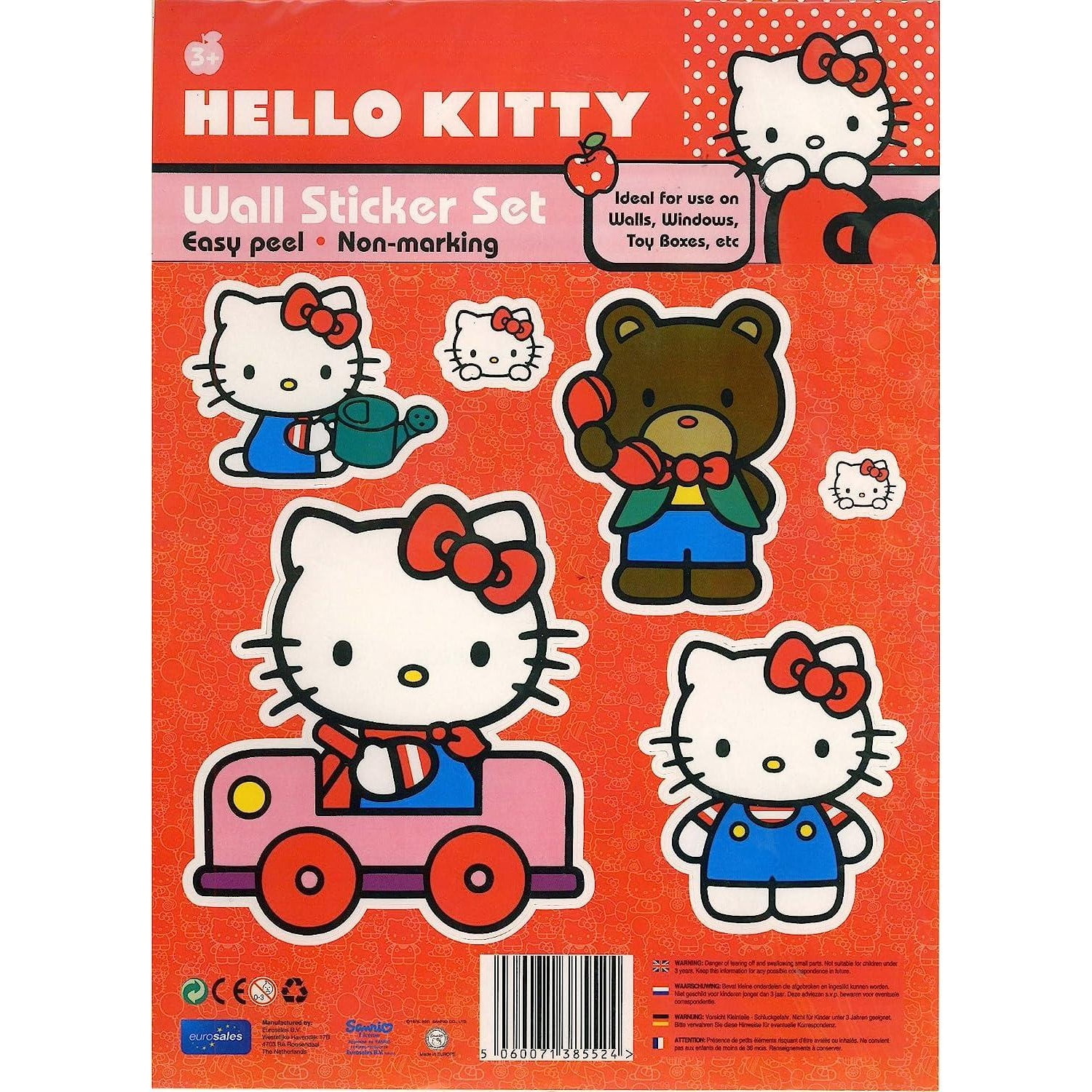 Hello Kitty Classic Sign Wall Sticker - Walmart.com
