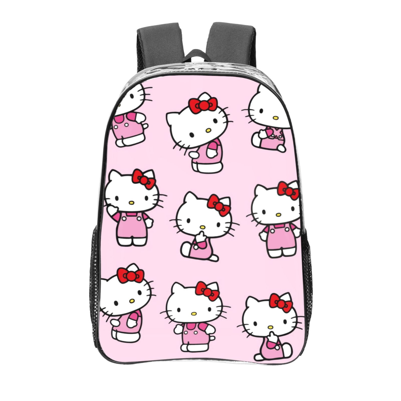 Hello Kitty Clear Backpack 16 Inch Large Capacity PVC Transparent ...