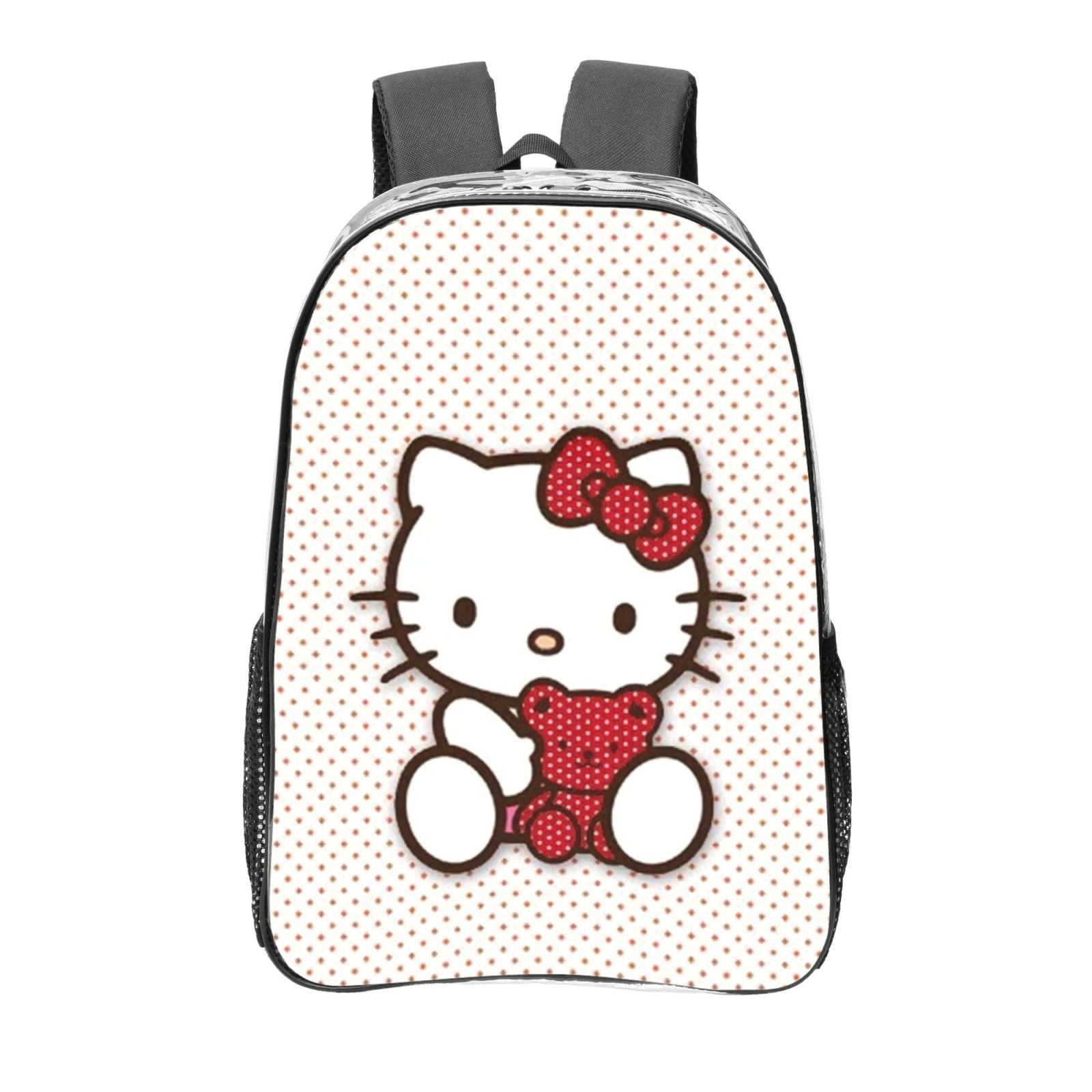 Hello Kitty Clear Backpack 16 Inch Large Capacity PVC Transparent ...