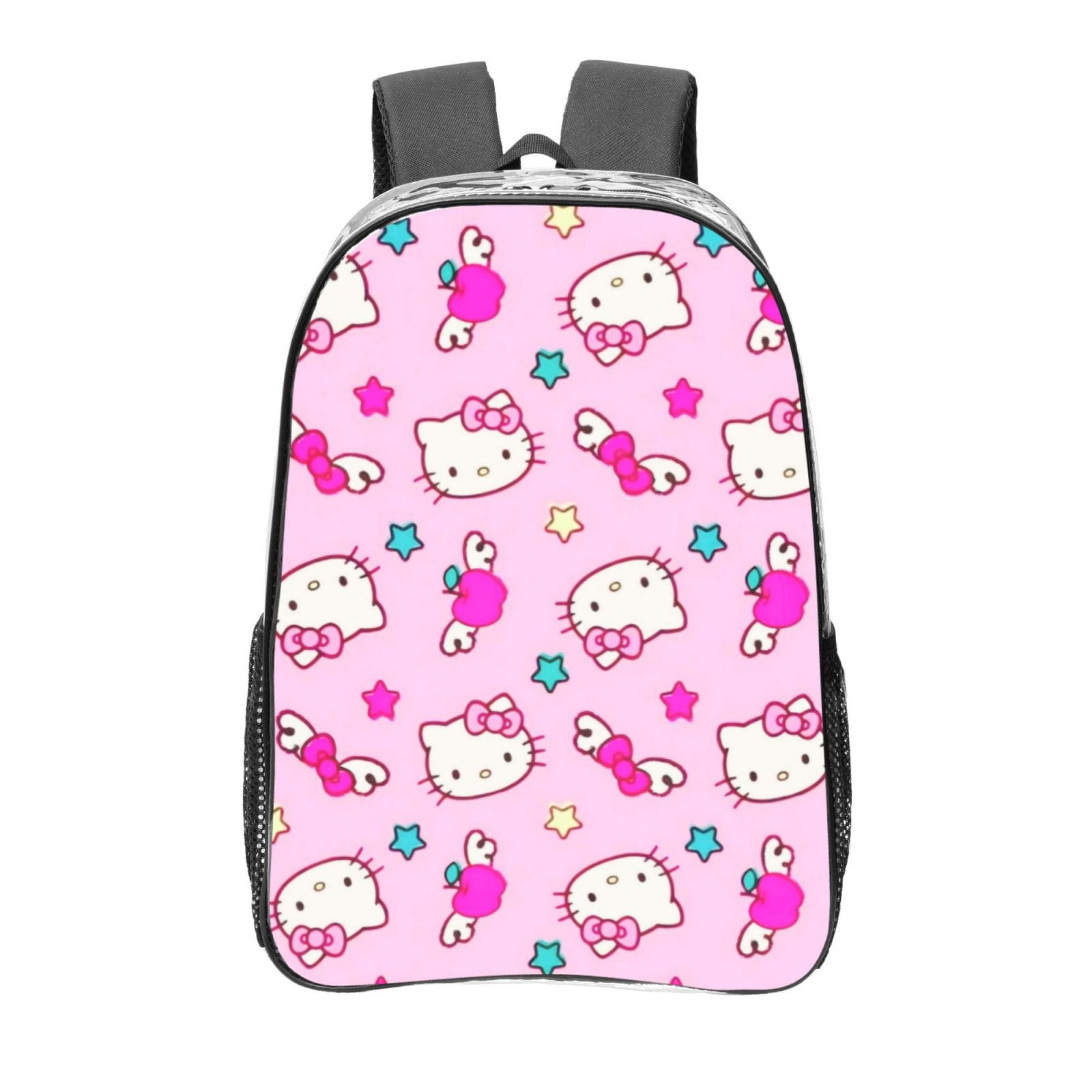 Hello Kitty Clear Backpack 16 Inch Large Capacity PVC Transparent ...