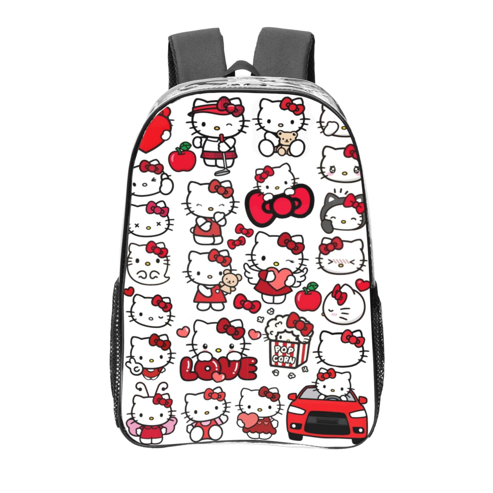 Hello Kitty Clear Backpack 16 Inch Large Capacity PVC Transparent ...