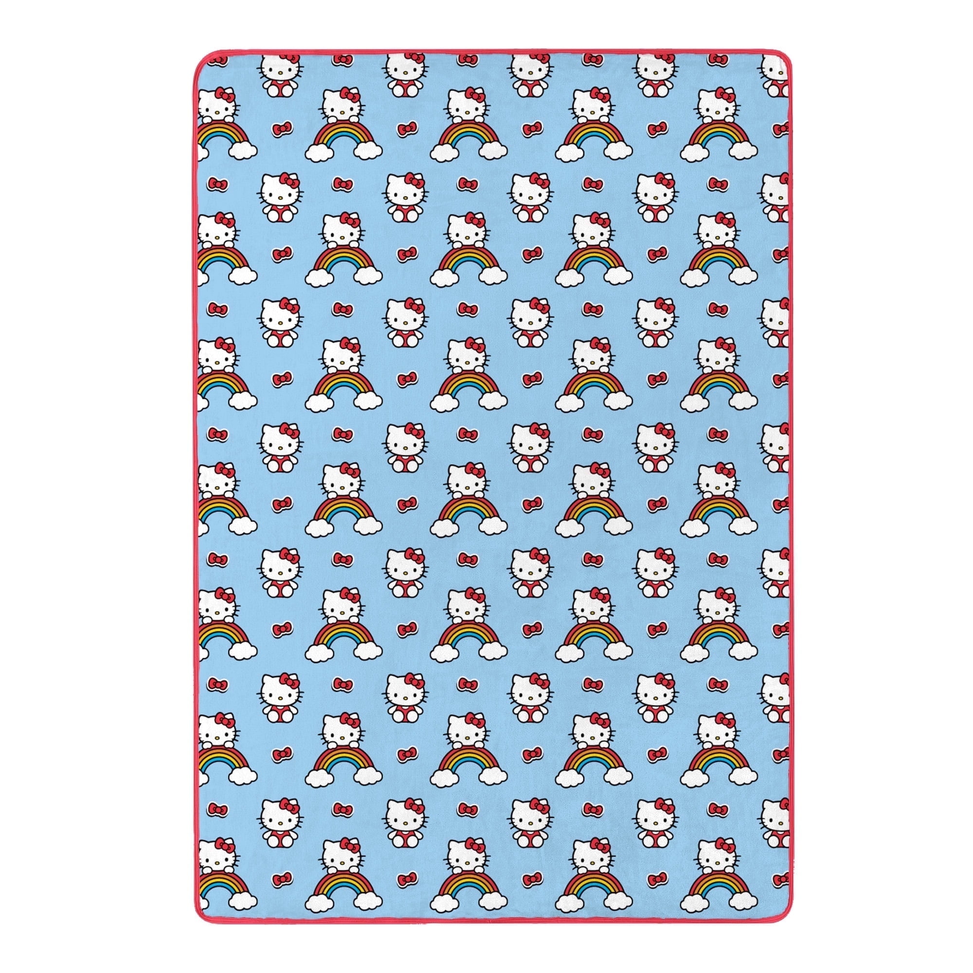 Hello Kitty Clouds and Bows Twin Blanket, 60 x 90 Inches - Walmart.com