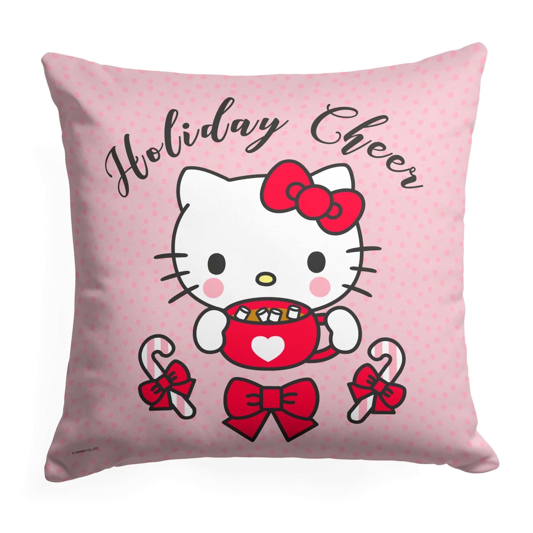 Hello Kitty Cocoa Cutie Kids Printed Throw Pillow, 18 x 18 inches ...