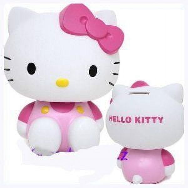 Hello Kitty Coin Bank Piggy Bank PVC Vinyl 6" - Walmart.com