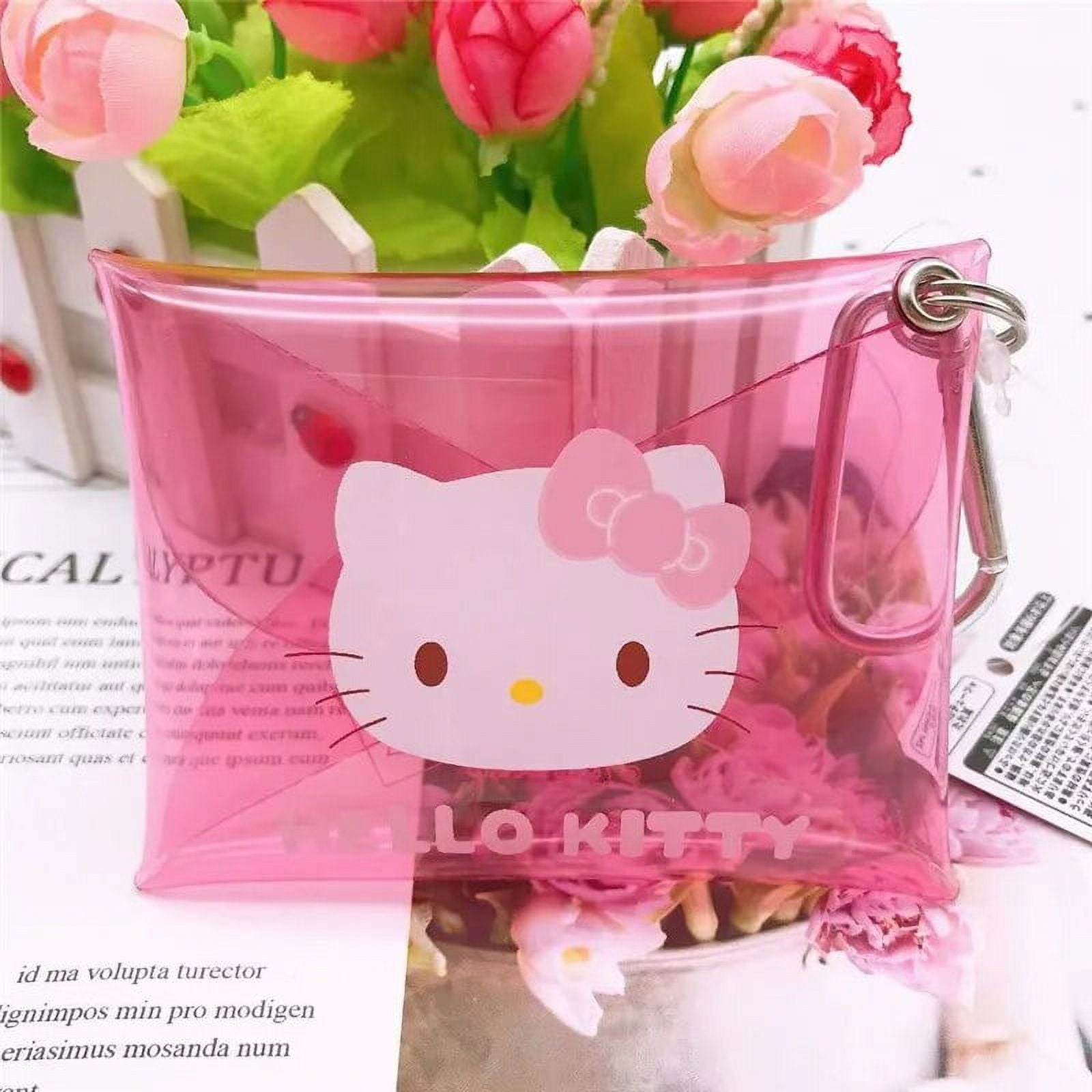 Hello Kitty Coin Pouch Cute Purse Mini Wallet Zipper Sanrio Kuromi ...