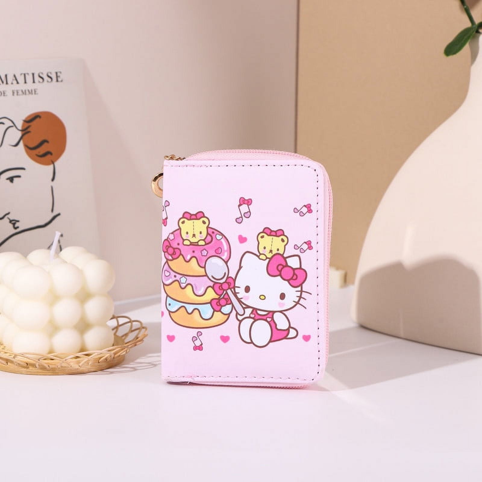 Hello Kitty Coin Pouch Purse Cute Girl Sanrio Wallet Keychain Bags ...