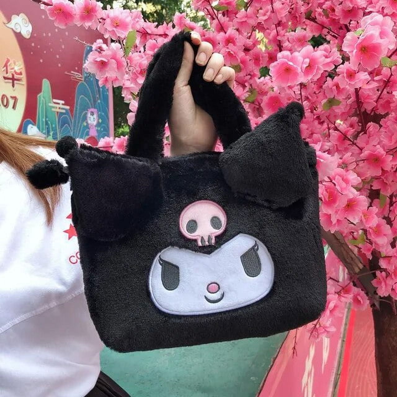 Hello Kitty Coin Purse Plush Shoulder Bag Kuromi Japanese Handbags Cute ...