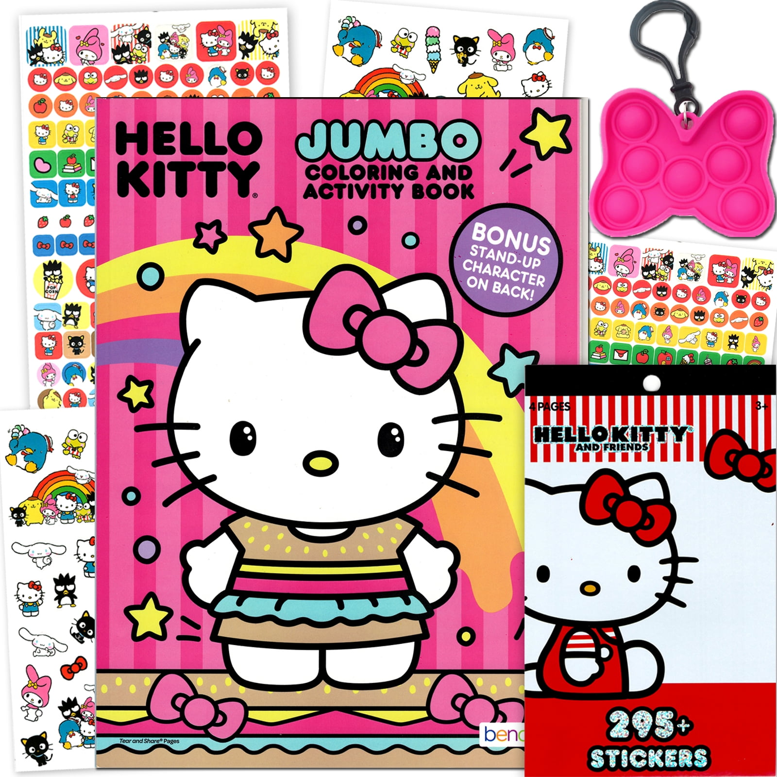 Hello Kitty Coloring Activity Book and Sticker Set for Kids by Bendon ...