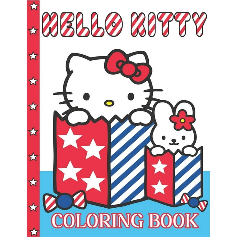love hello kitty coloring pages