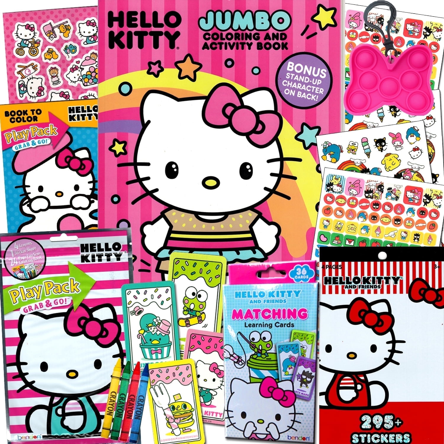 Hello Kitty Coloring and Activity Book Set for Kids by Bendon - Walmart.com