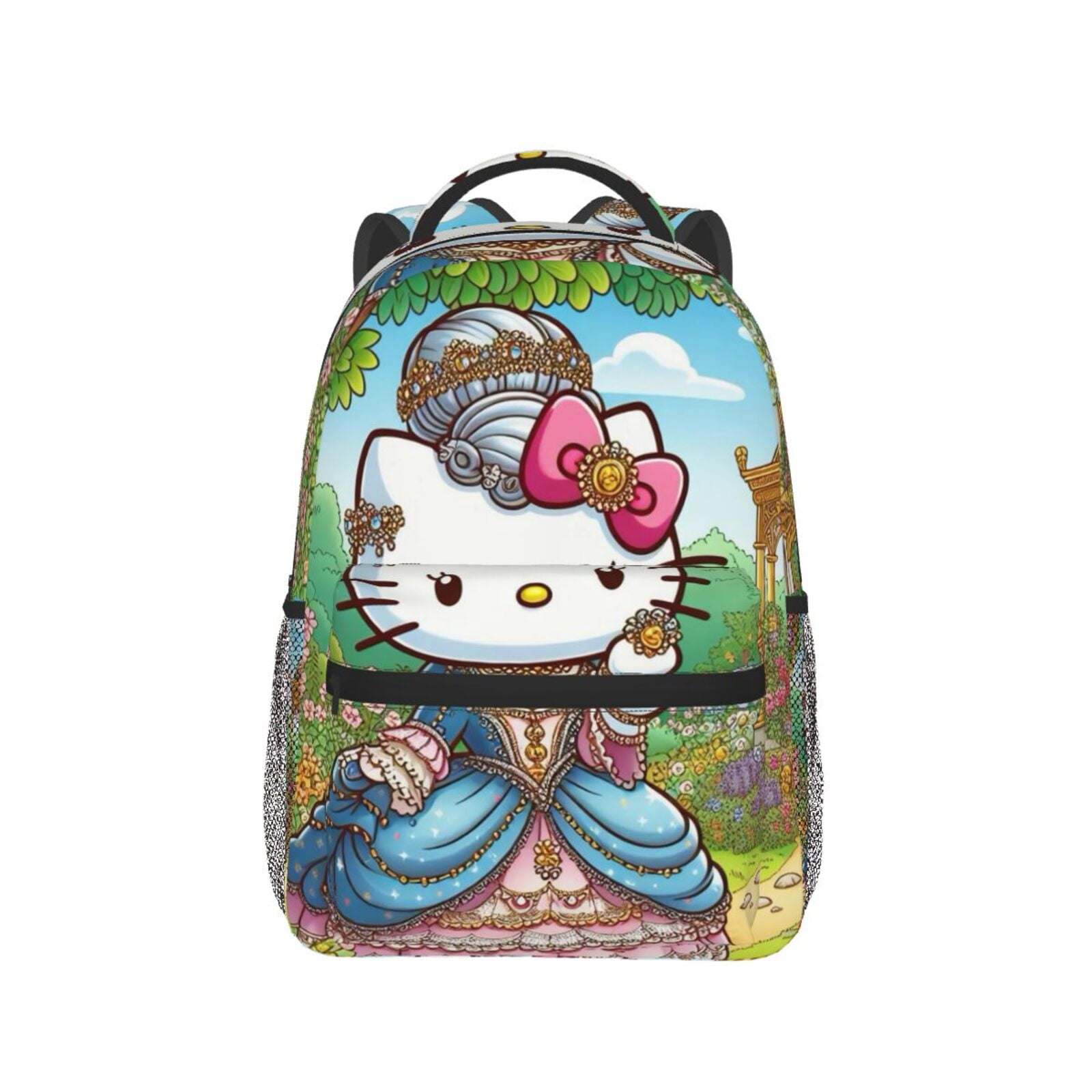 Hello Kitty Created Backpack,Travel Backpack,Fabric & PVC Backpack with ...