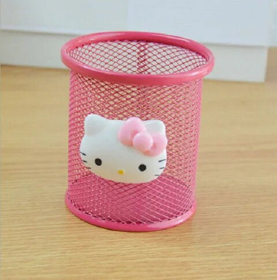Hello Kitty Creative Pen Holder Sanrio Kt Cat Cartoon Pencil Holder ...