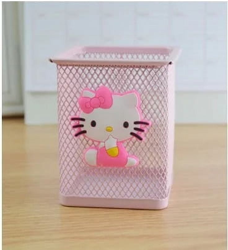 Hello Kitty Creative Pen Holder Sanrio Kt Cat Cartoon Pencil Holder ...