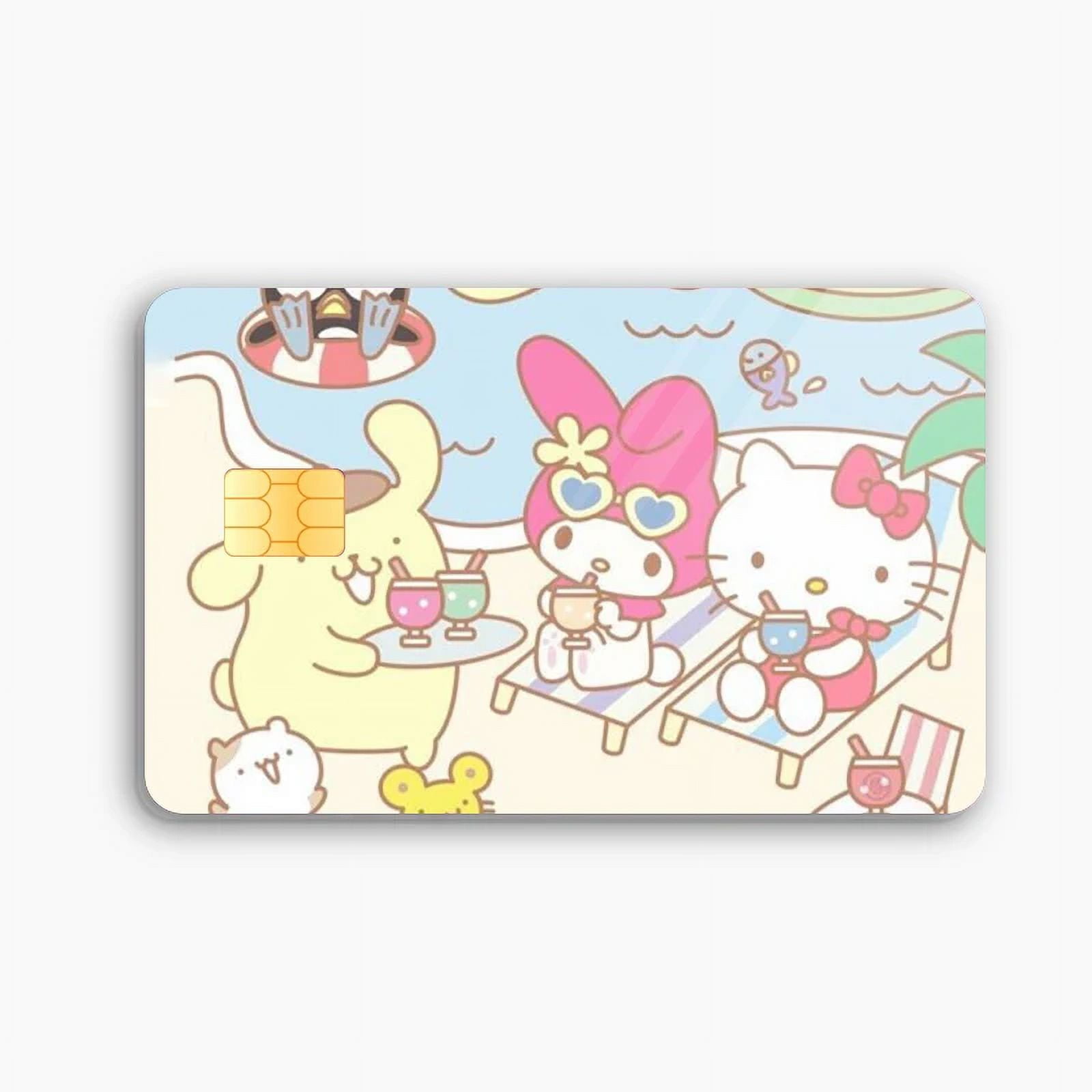 Hello Kitty Credit Card Debit Card Sticker Kawaii Sanrio Family My ...