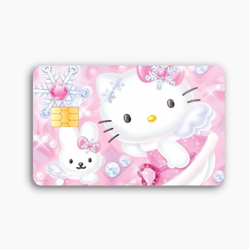 Hello Kitty Credit Card Debit Card Sticker Kawaii Sanrio Family My ...