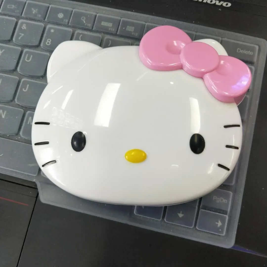 Hello Kitty Crystal Calculator Sanrioed Anime Kt Cat Flip Mirror ...