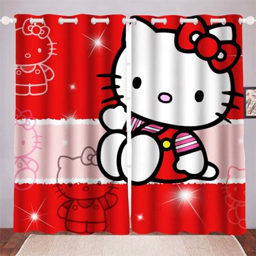 Hello Kitty Window Valance with rod pocket top - Walmart.com