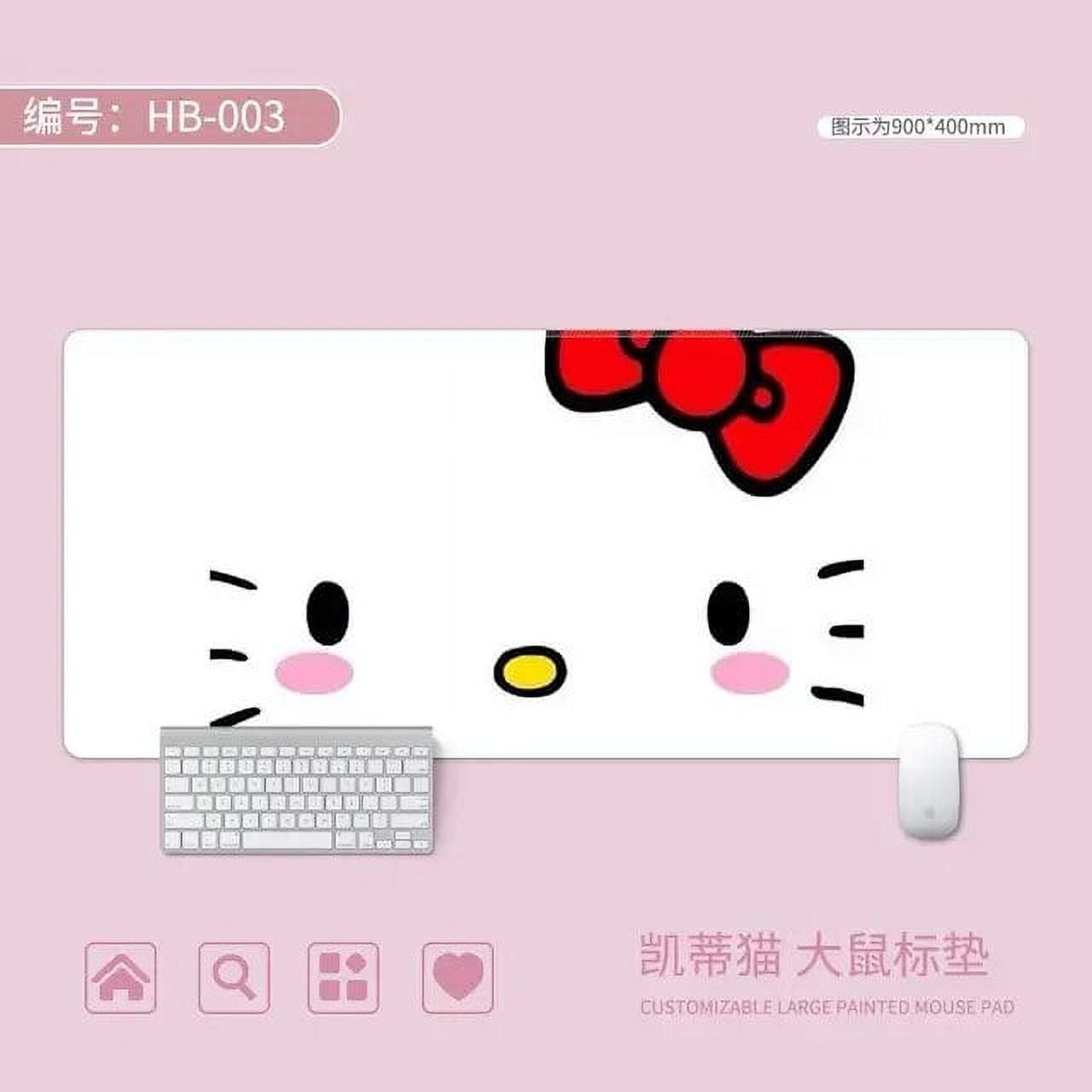 Hello Kitty Cute Cartoon Kiaby Keyboard Computer Mat Pink Mousepad ...
