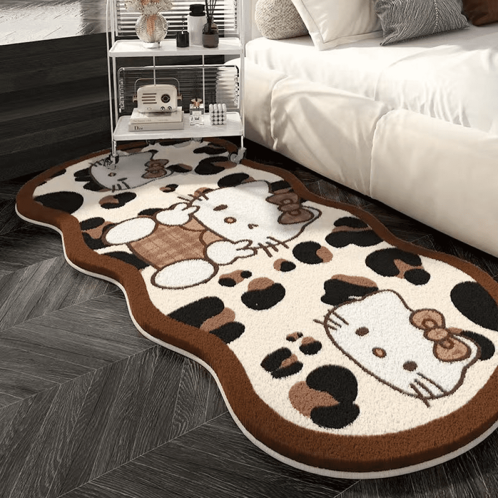 Hello Kitty Cute Cartoon Non-Slip Floor Mat - Stain-Resistant Carpet ...