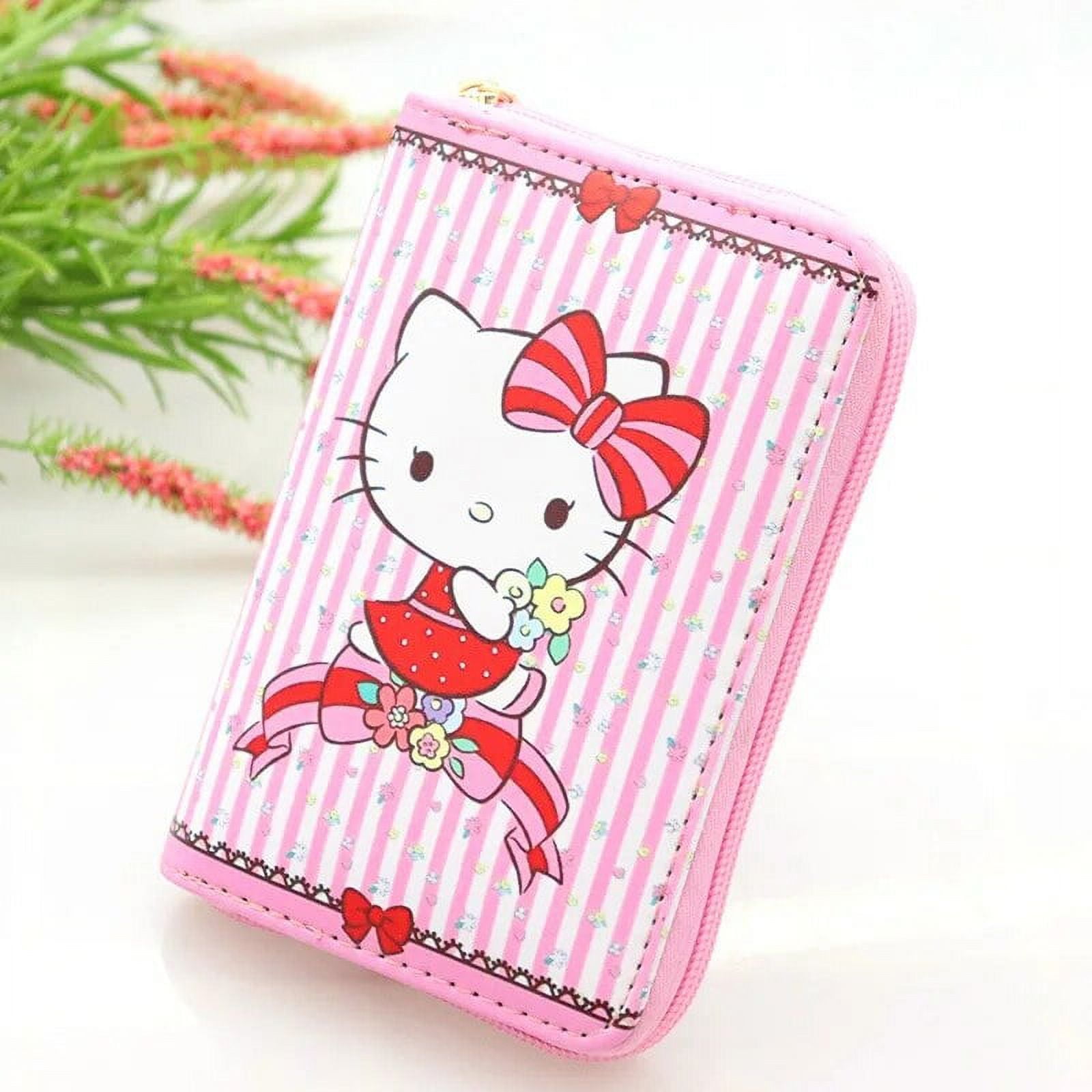 Hello Kitty Cute Cartoon Printing Children's Short Wallet New Simple ...