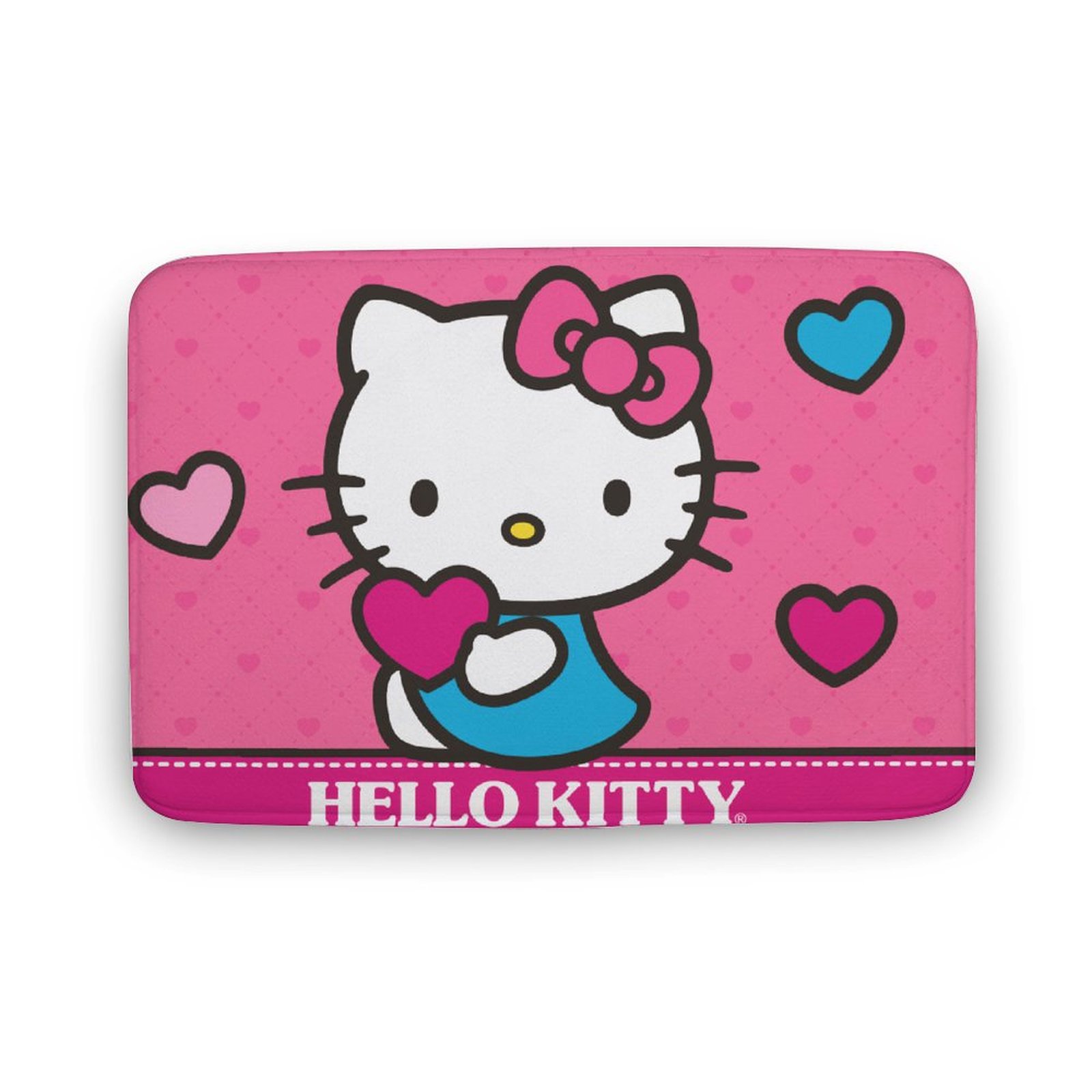 Hello Kitty Cute Heart Spring Doormat, Summer Home Decor Low-Profile ...