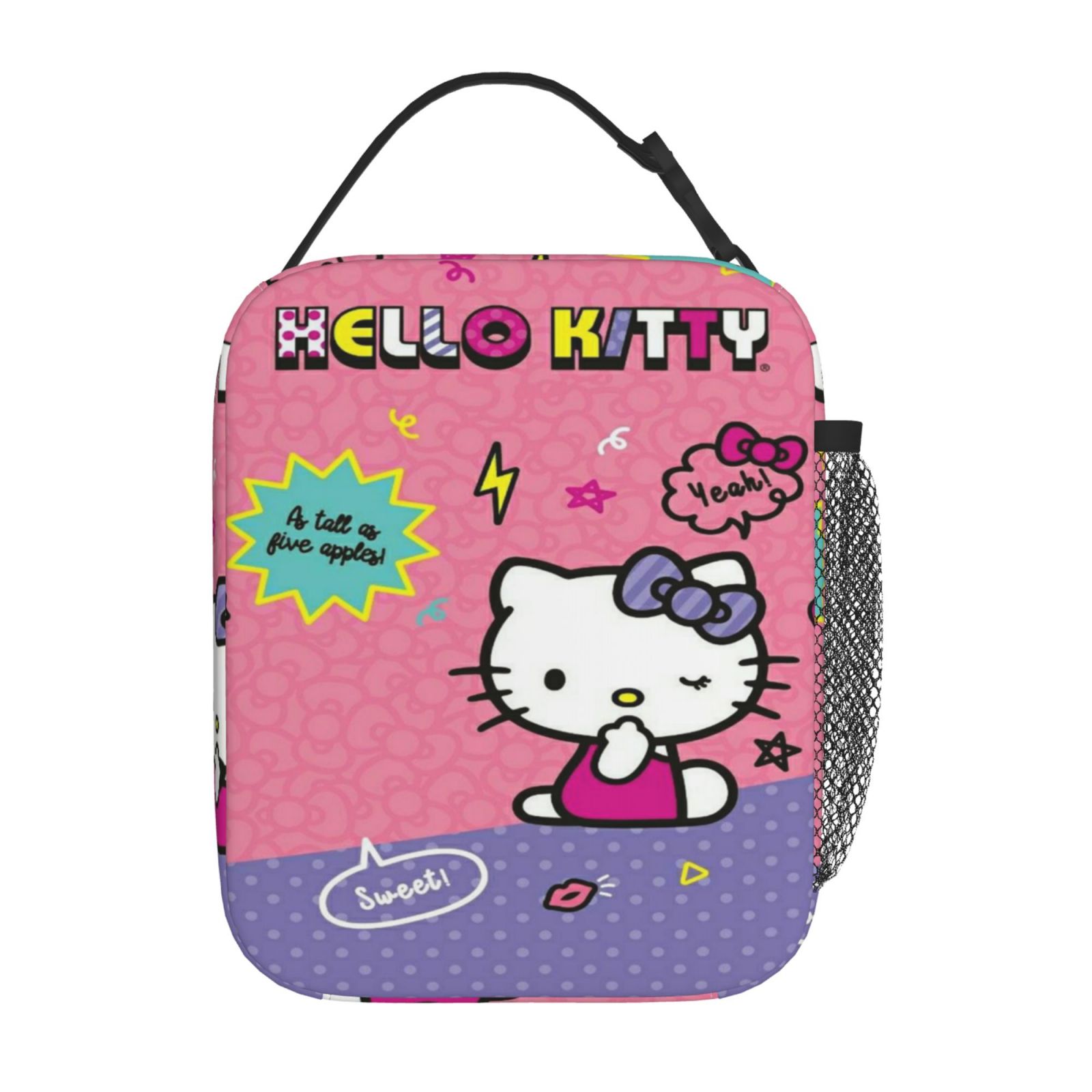 Hello Kitty Cute Lunch Bag Insulated Tote Cooler Lunch Box Reusable ...