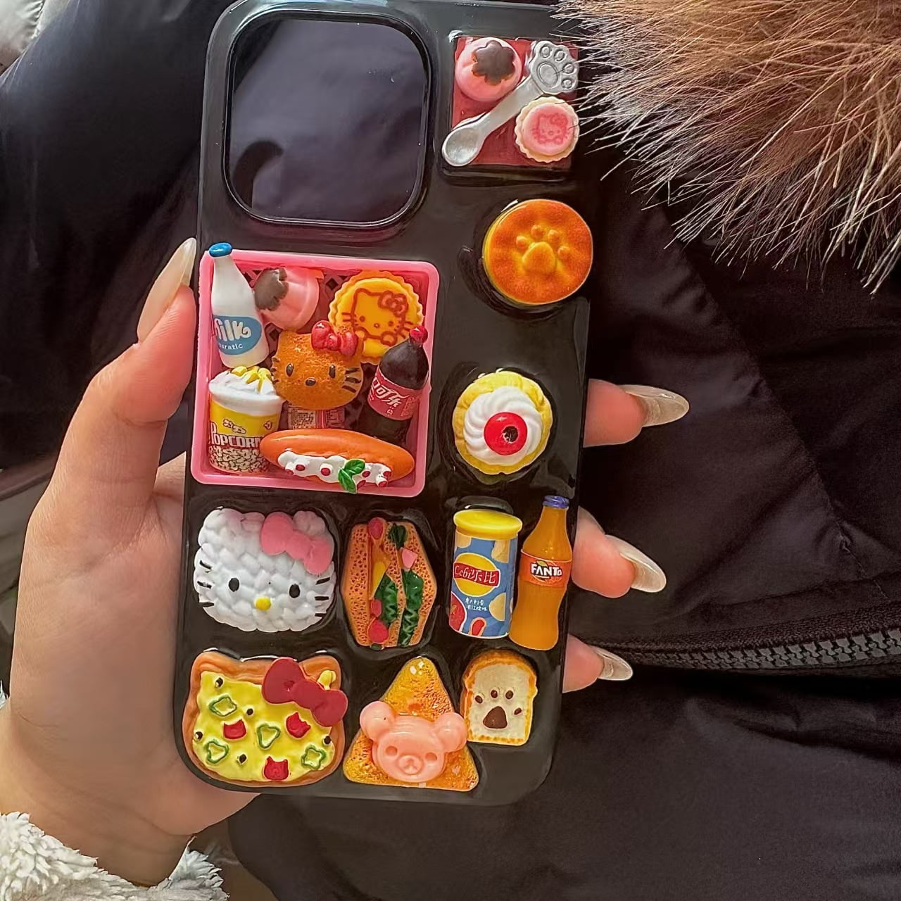 Hello Kitty Cute Three Dimensional Small Model Design Phone Case ...