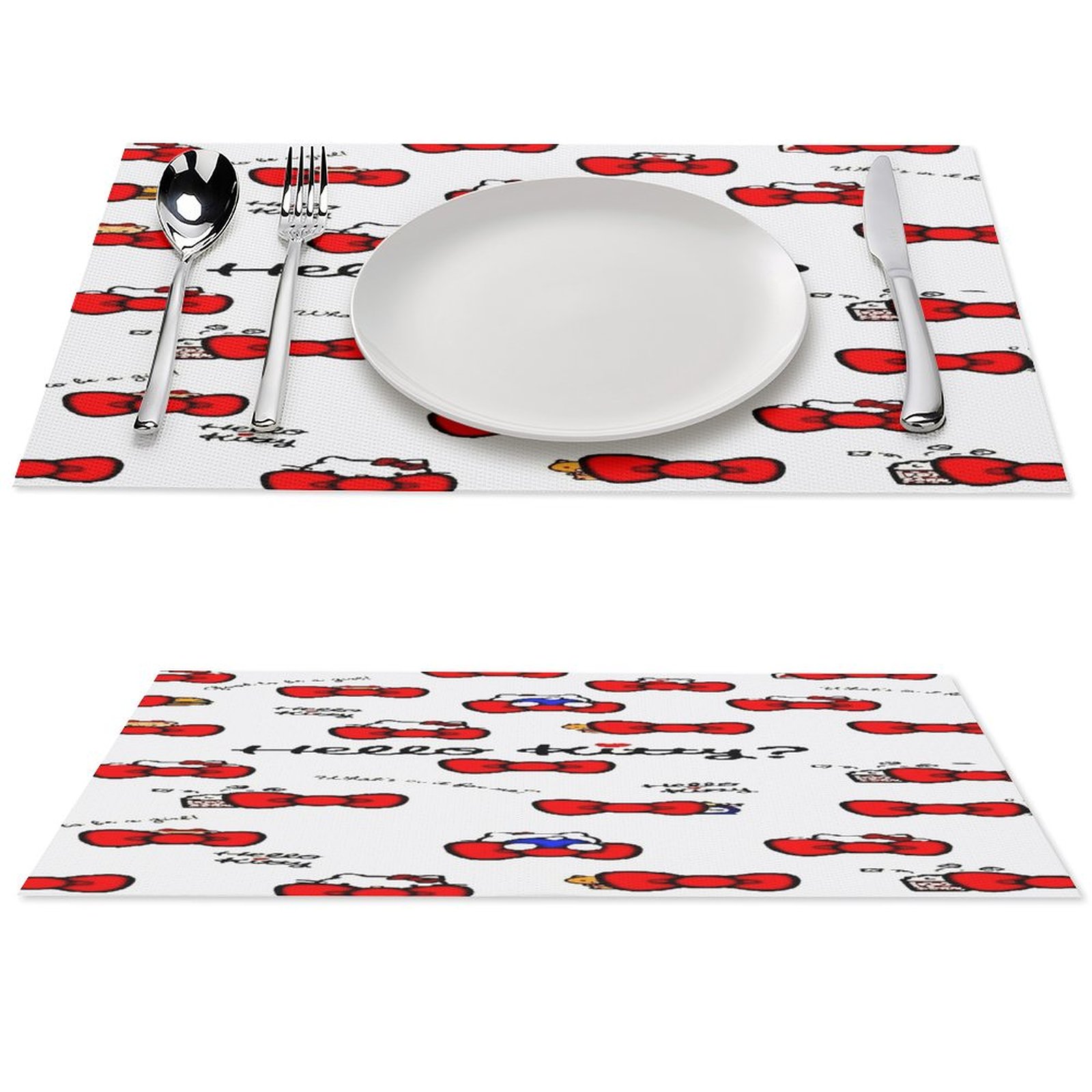 Hello Kitty Cute cartoon table mat non-slip heat-resistant washable 2 ...