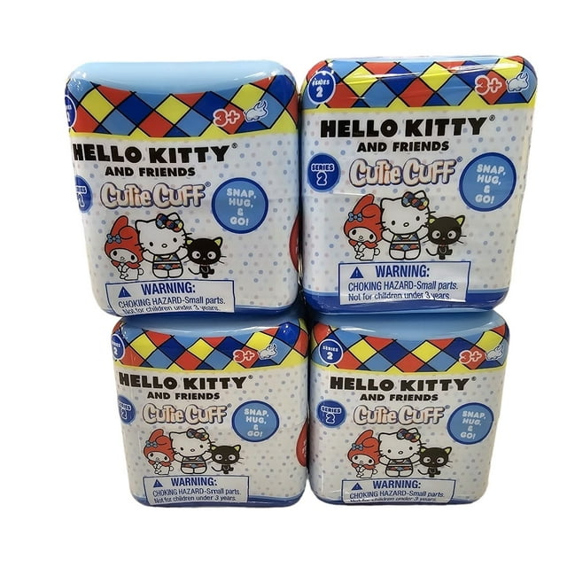 Hello Kitty Cutie Cuff Series 2 - Pack of 4 - Walmart.com
