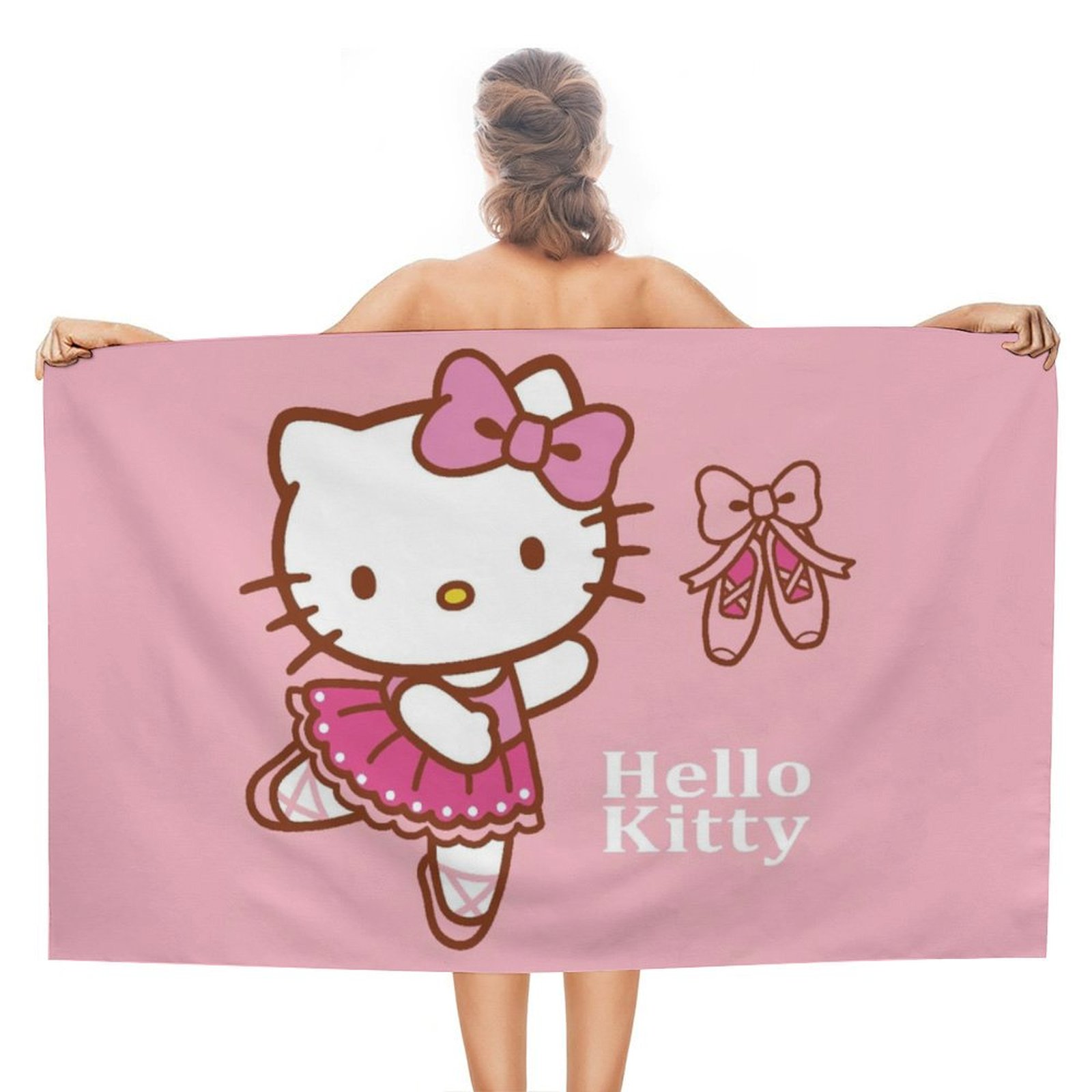 Hello Kitty Dance Ballet Shoes Sanrio My Melody Super Soft Cotton Bath ...