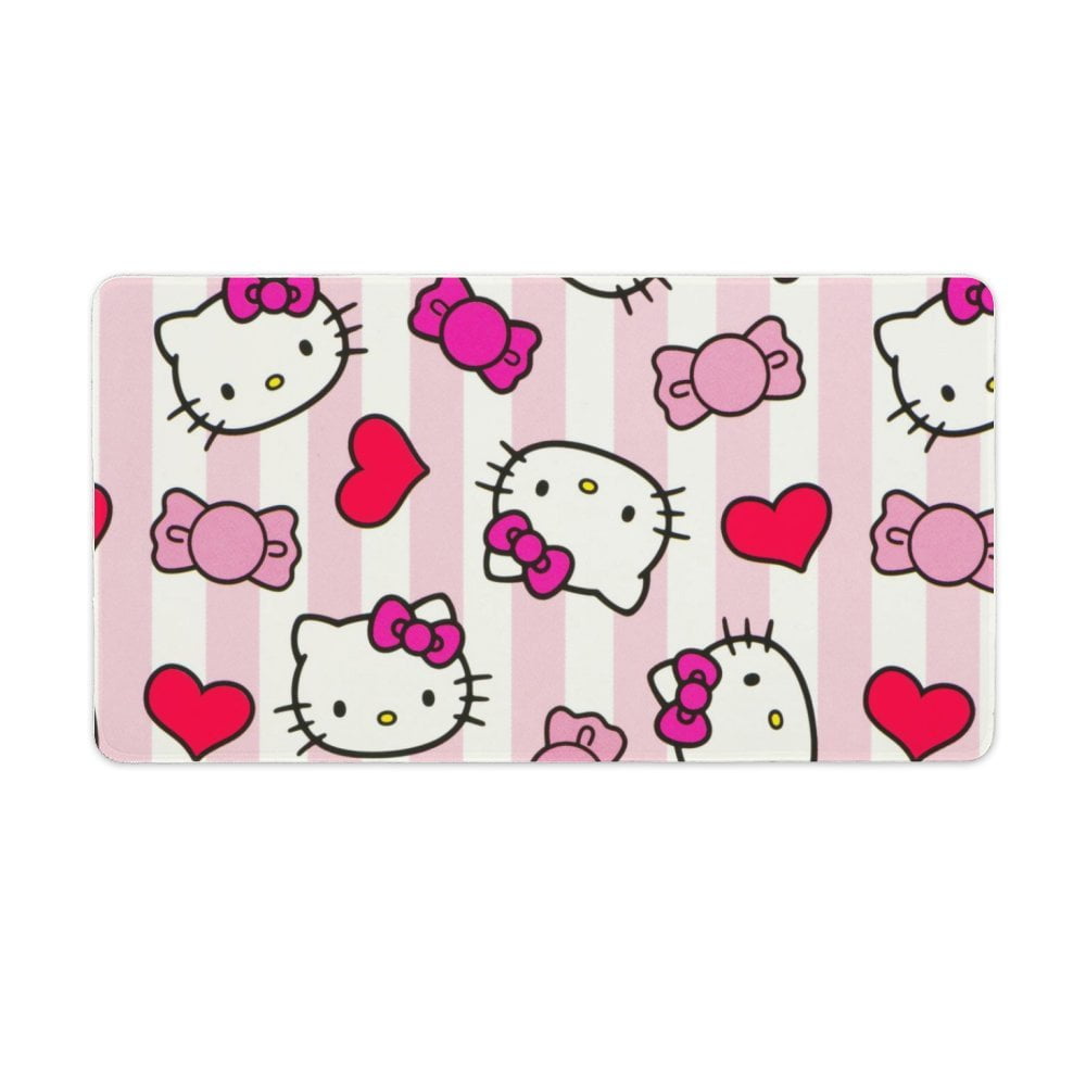 Hello Kitty Desk Mat, Large Desk Pad Large Mouse Pad Desk Accessories ...