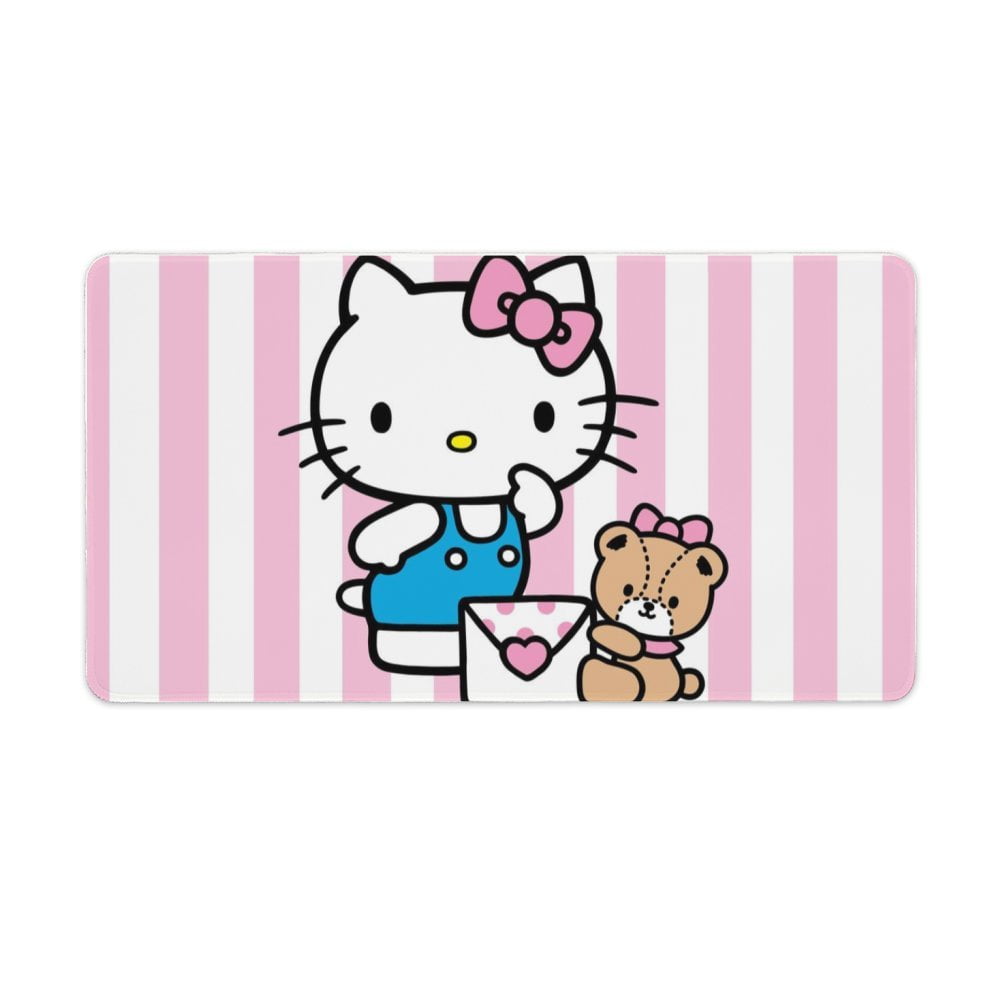Hello Kitty Desk Mat, Large Desk Pad Large Mouse Pad Desk Accessories ...