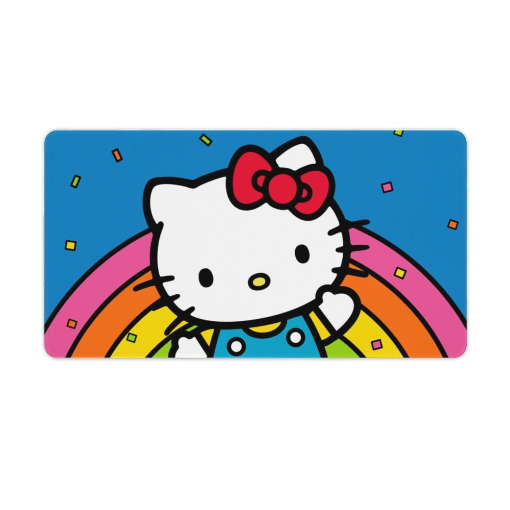 Hello Kitty Desk Mat, Large Desk Pad Large Mouse Pad Desk Accessories ...